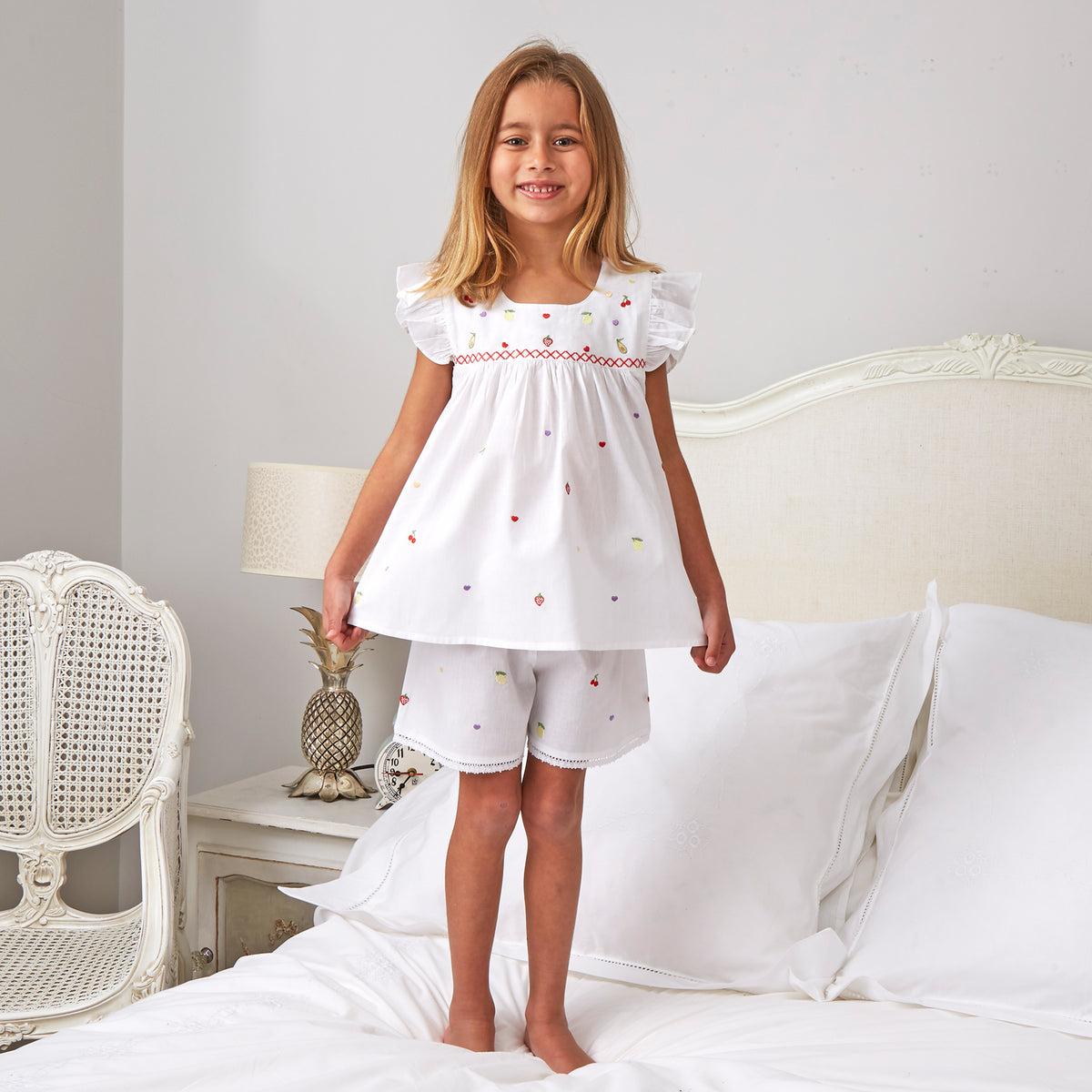 'Fruit' Girls Pyjamas – Classic Cotton